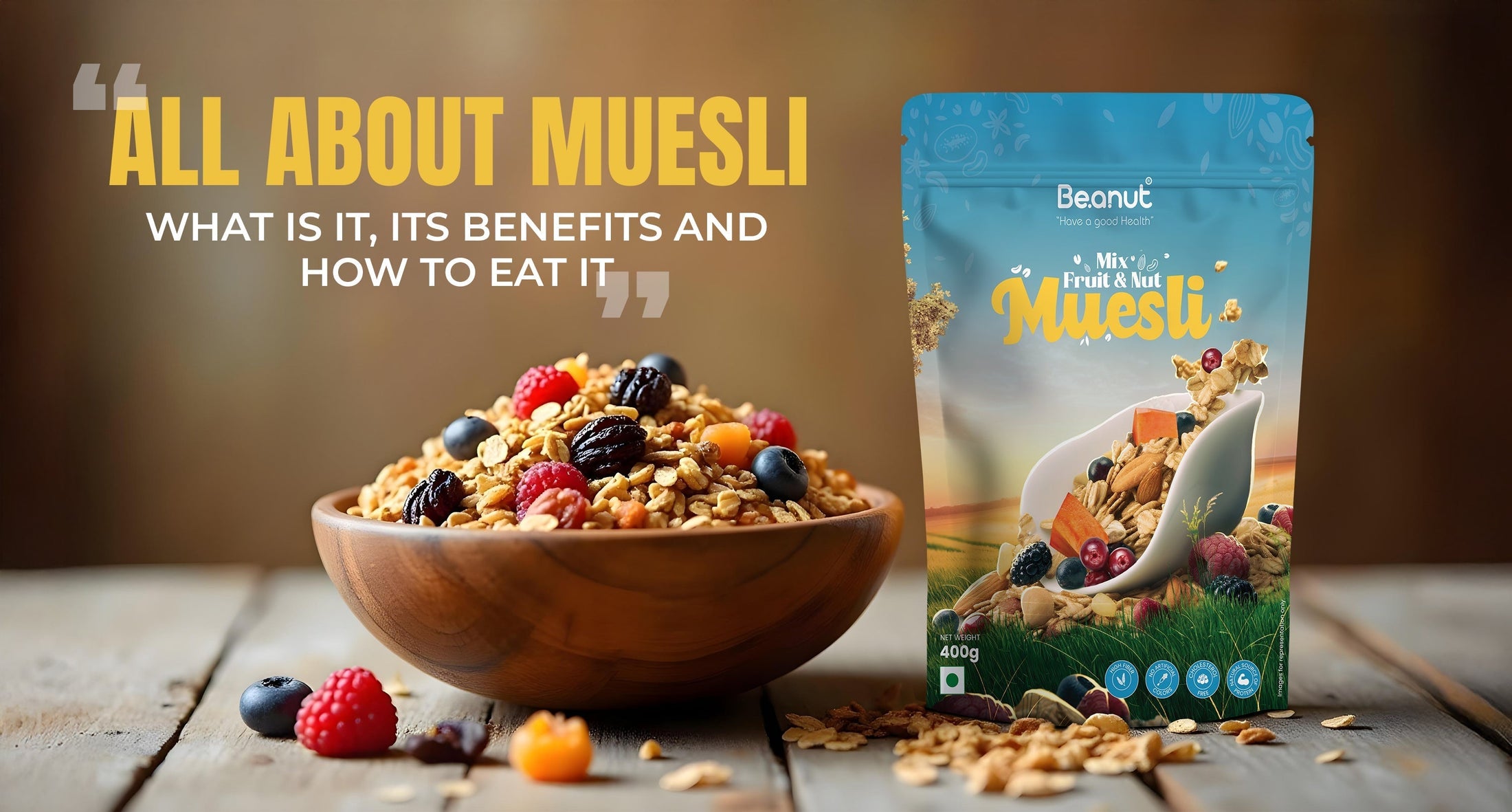 All About Muesli: Benefits, Nutrition & Best Ways to Eat It | Shop Beanut
